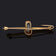 Victorian 14kt Carved Moonstone & Pearl Medieval Knight Pin