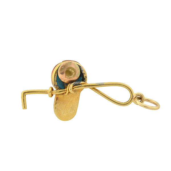 Victorian 18kt Enamel Jockey Cap & Riding Crop Charm – A. Brandt + Son