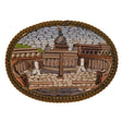Victorian Gold-Filled Micro Mosaic Vatican City Pin Set